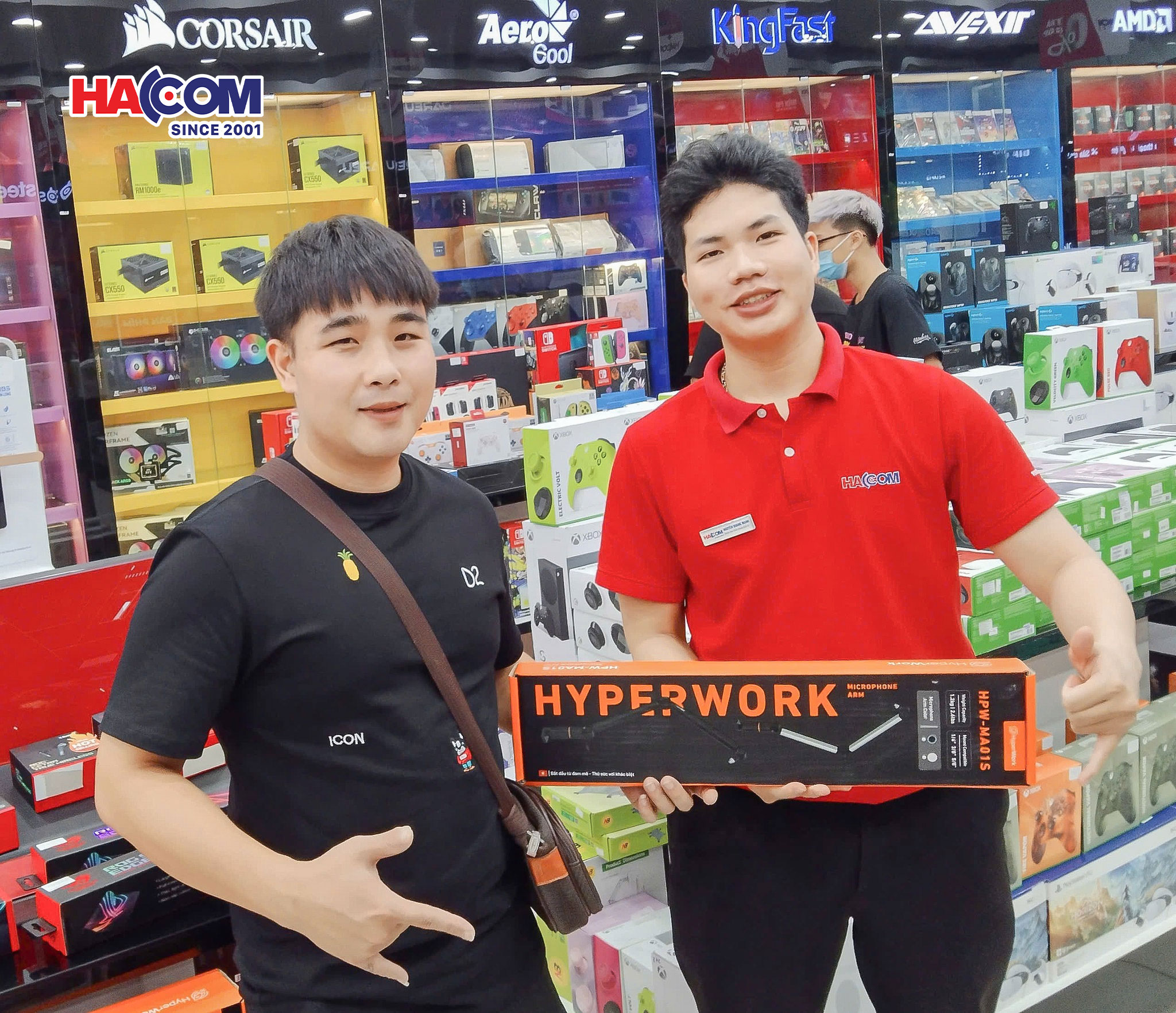 Giá Treo Màn Hình HUMANMOTION T6 PRO DUAL 2025 - HACOM | Giá rẻ, trả góp 0%